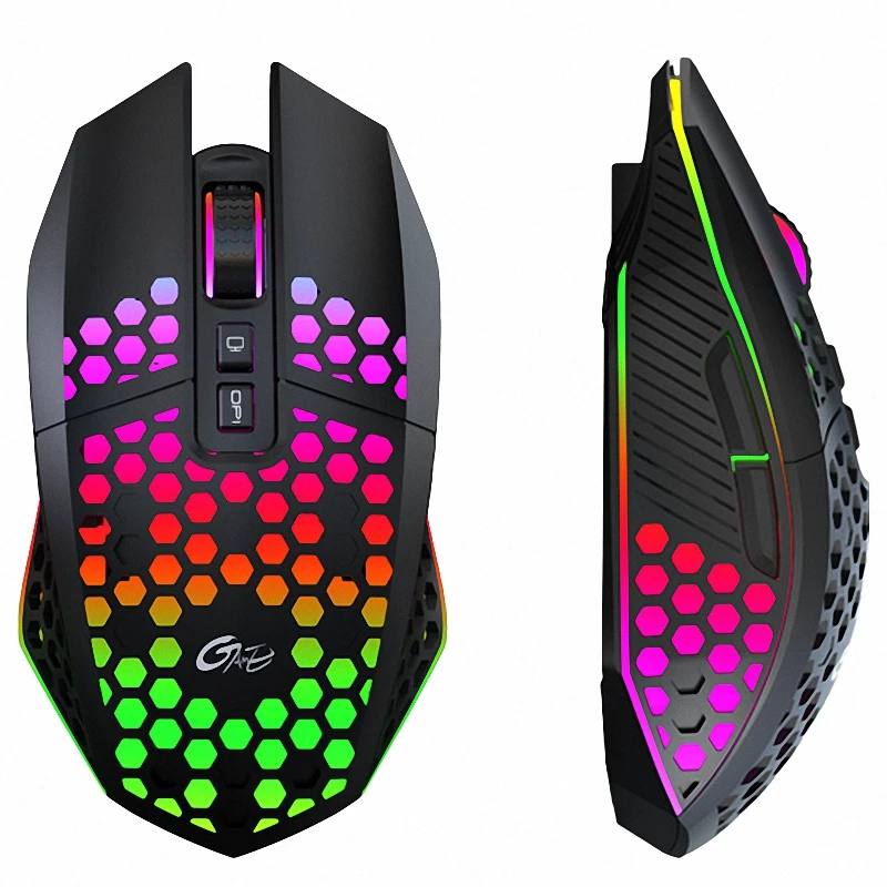 Ergonomic Wireless Lightweight Gaming Mouse Ultralight Honeycomb ...