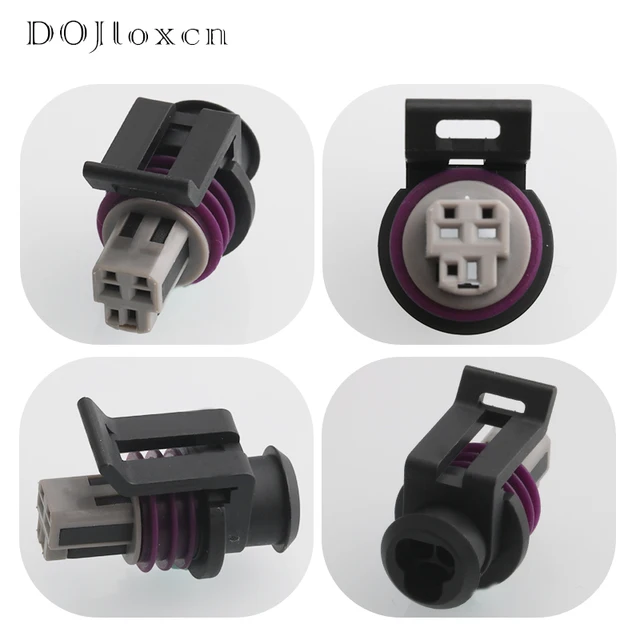 Auto Electrical Connector 3 Pin Delphi Female Connector & Terminals ...