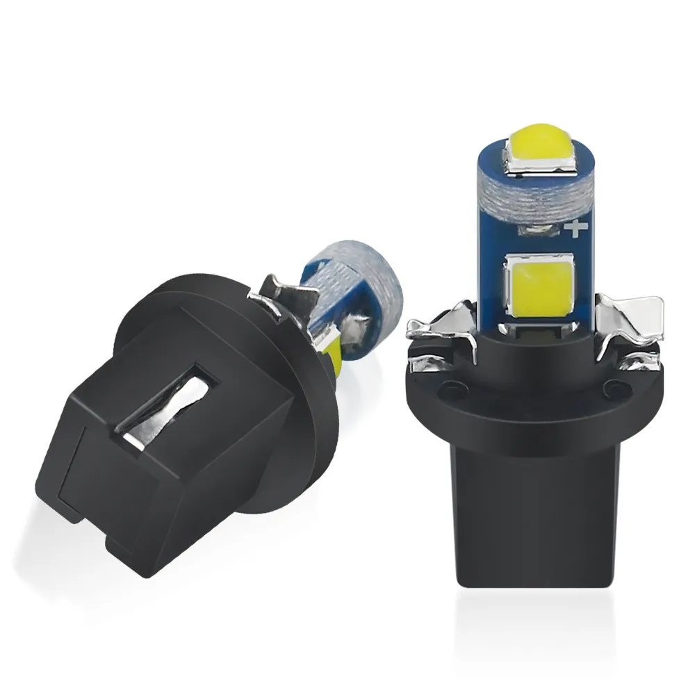 (5pcs) T5 led B8.5 B8.5D Bulb Fit Mercedes W126 instrument cluster ...