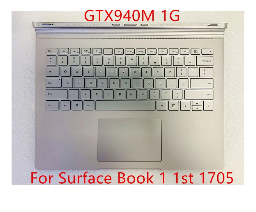 Original For Surface Book 1 1st 1705 base with US keyboard Touchpad ...