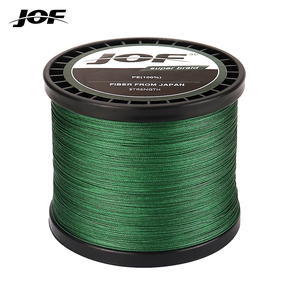 Jof 4 Strands Braided Fishing Line Multifilament 300m 500m 1000m Carp Fishing Japanese Braided ...