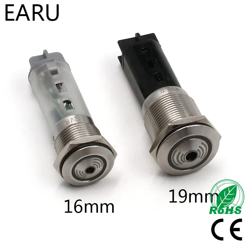1pc 16mm 19mm 22mm Metal Buzzer Indicator with Red LED Lamp Light ...
