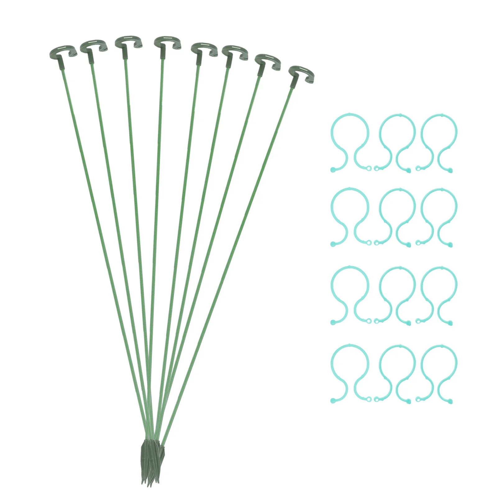 1 Set of Protective Plant Rods Flower Shape Support Rod|Artificial ...