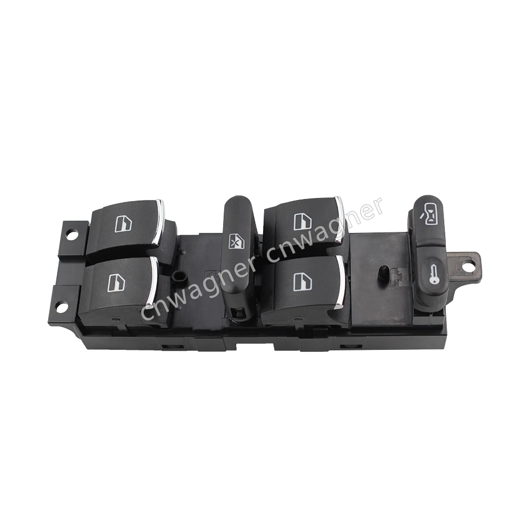 Chrome Driver Side Master Window Controller Switch For VW GTI Golf 4 ...