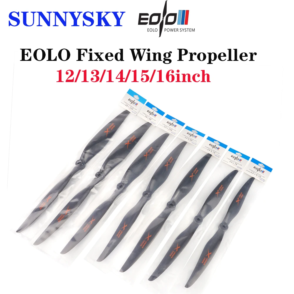 SUNNYSKY EOLO 12 13 14 15 16 inch Propeller 30-70E Fixed Wing Paddle ...