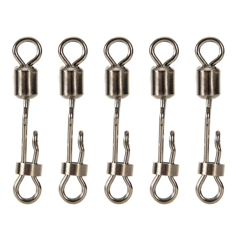 New 5pcs Embossed Strand Clamps Alloy High Speed Pivot Fishing ...