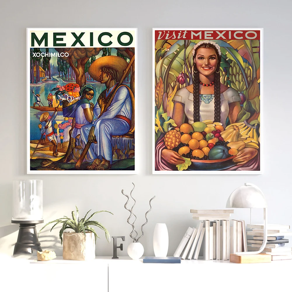 Vintage Mexican Art Prints
