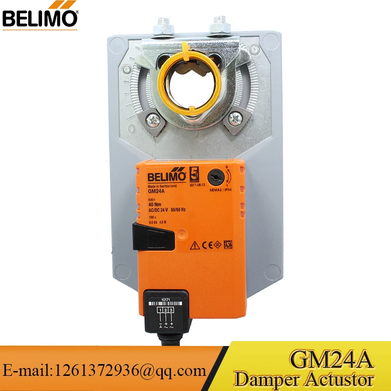 Belimo GM24A 40NM AC24V DC24V Damper Actuator for Operating Air Control Dampers in Ventilation ...