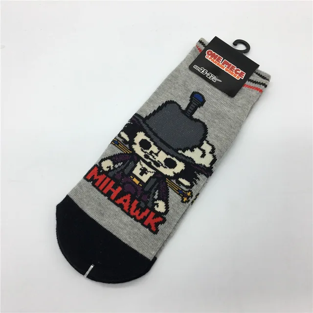 One Piece Men Socks Tony Print Man Sock Chopper Ace Luffy Mihawk Law ...