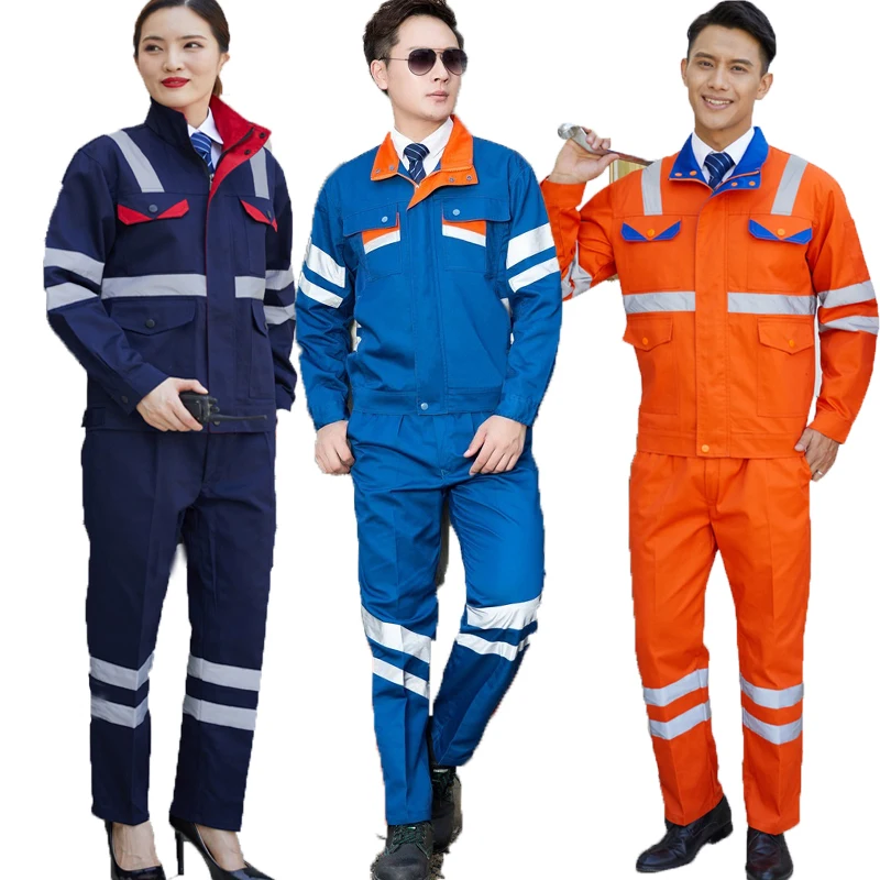 Work-Clothing-Men-Coverall-Workmen-Uniform-Car-Repair-Forest-Builder ...