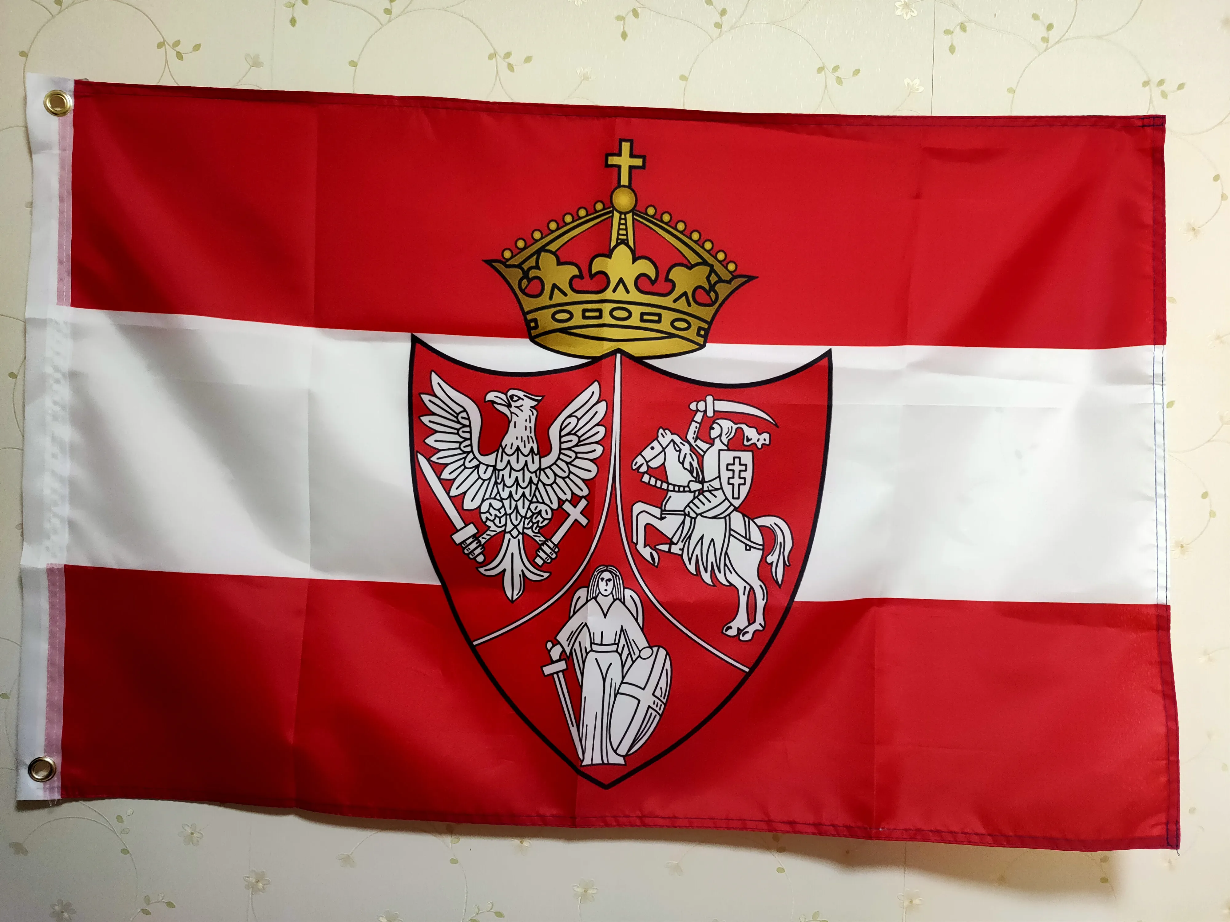 Polish Lithuanian Ruthenian Commonwealth Flag And Banner Design Custom ...