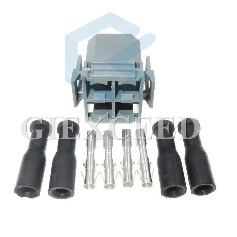 2 Sets 4 Pin Auto Odometer Sensor Plug Waterproof Female Connector For ...