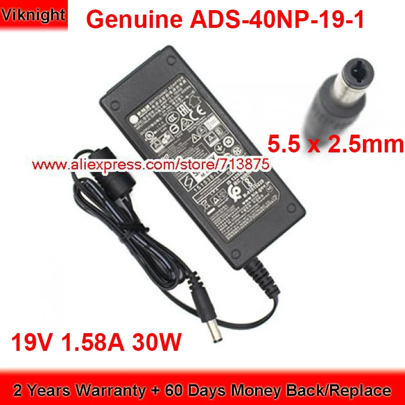 Genuine ADS 40NP 19 1 19030E 30W Charger 19V 1.58A AC Adapter for Hp ...