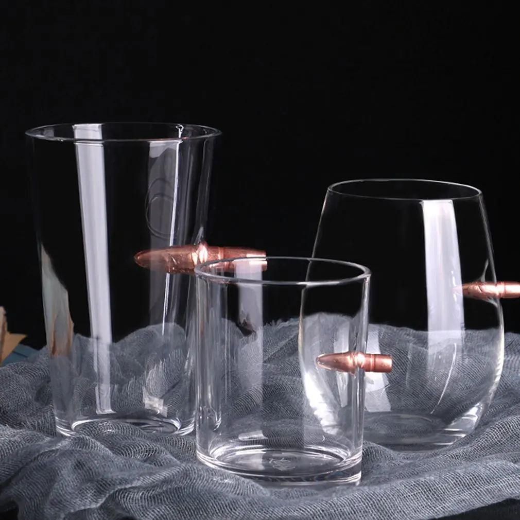 Europe And America With Bullets Whiskey Cups Creative Glass Cups Water ...