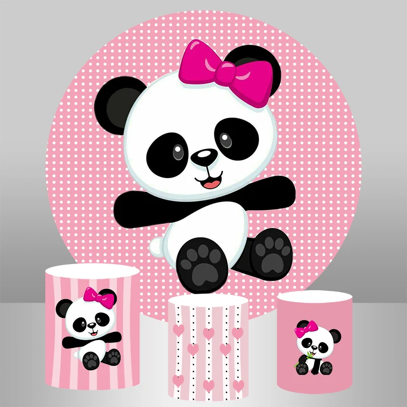 Pink Panda Bear Clip Art
