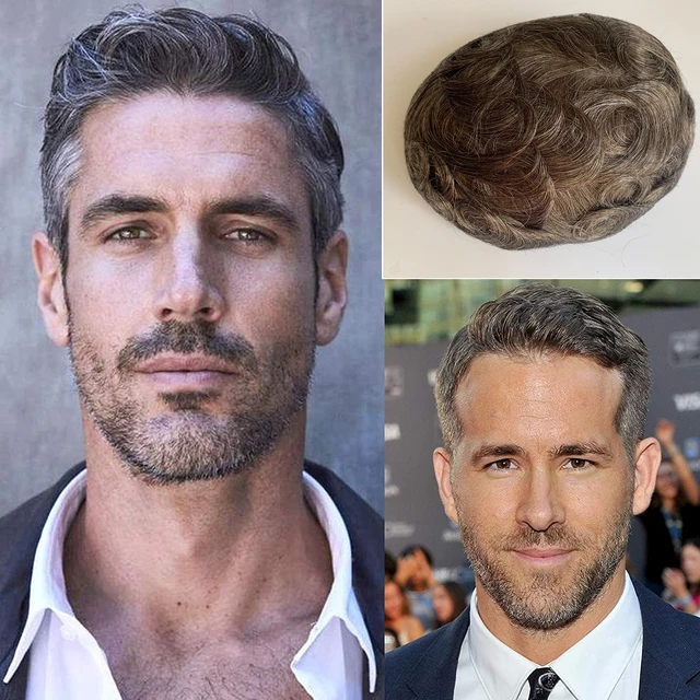 Natural Grey Hair Men