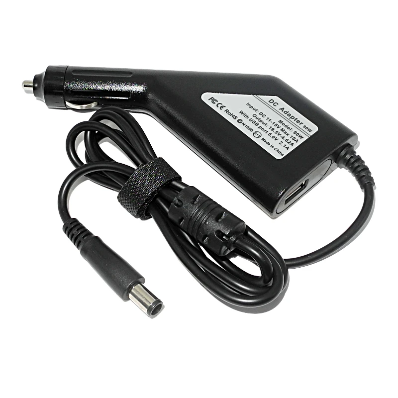 19.5V 4.62A Laptop Car DC Adapter Charger Power Supply for Dell ...