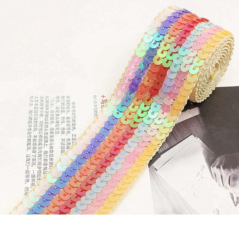 Sequined-Ribbon-Ethnic-Embroidered-Lace-Trim-Sew-Accessories-Embroidery ...