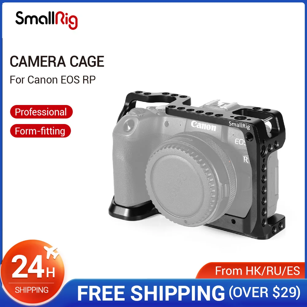 Smallrig Camera Cage For Canon Eos Rp Form-fitting Cage With 1/4’’-20 ...