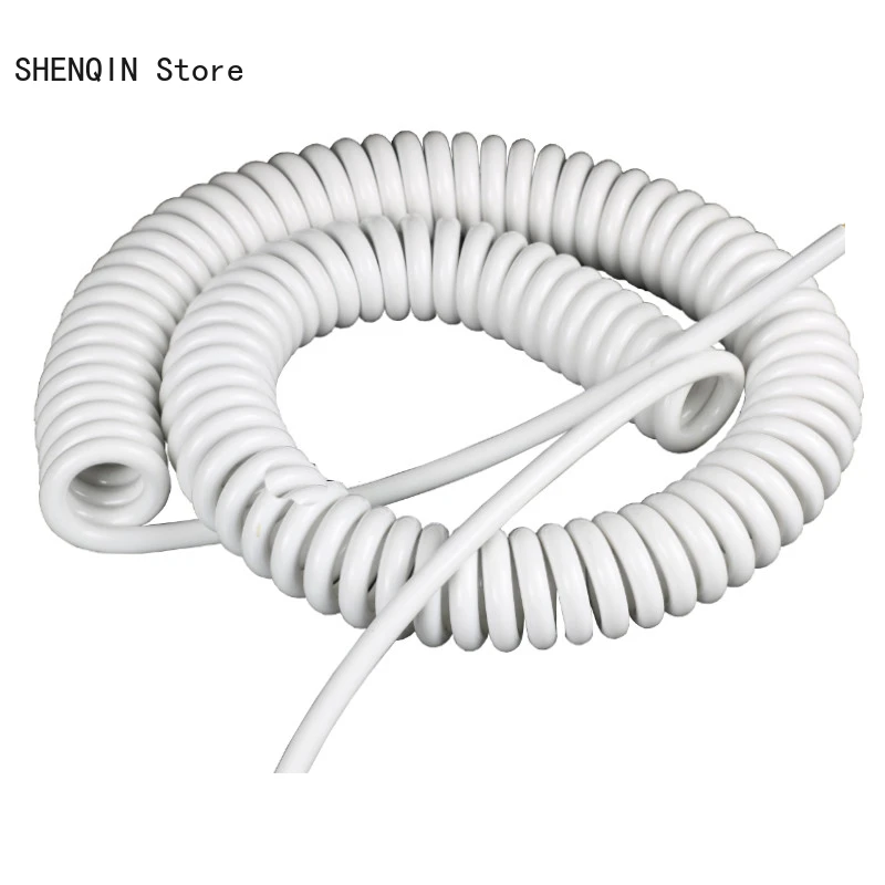 3 core 2 core white spring wire Spiral cable 22AWG 18AWG 15AWG 13AWG 2 ...