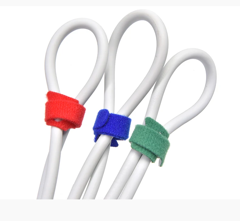 ACCESSOIRES POUR CABLE,Multi Color 50pcs--Colliers de Câble Détachables ...