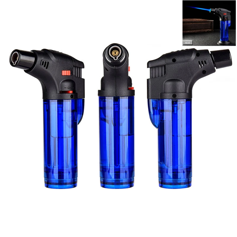 Windproof Torch Jet Turbo Gas Lighter BBQ Ignition Inflatable Butane ...