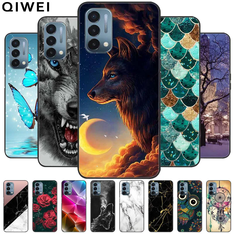 Case For One Plus Nord N200 5G Cover Silicone Wolf Lion Soft Phone Back ...