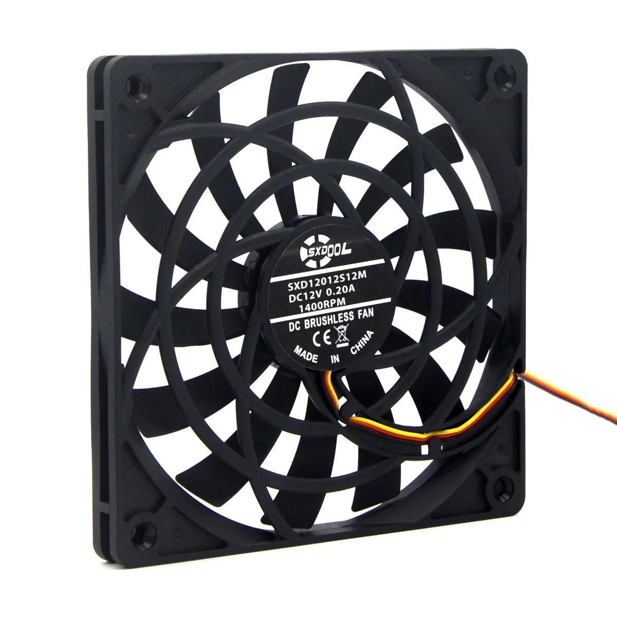 120mm-DC-12V-Slim-Computer-Case-Mute-Cooling-Fan-120X120X-12mm-0-19A ...