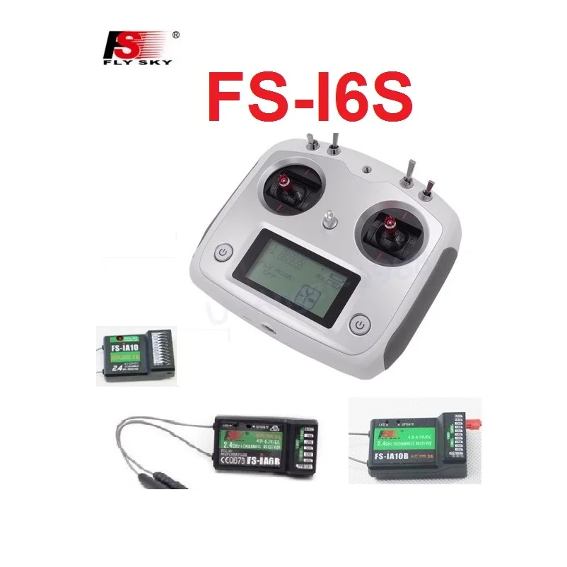 Flysky FS i6S transmitter 10CH 2.4G with Touch Screen + FS iA6B iA10 FS ...