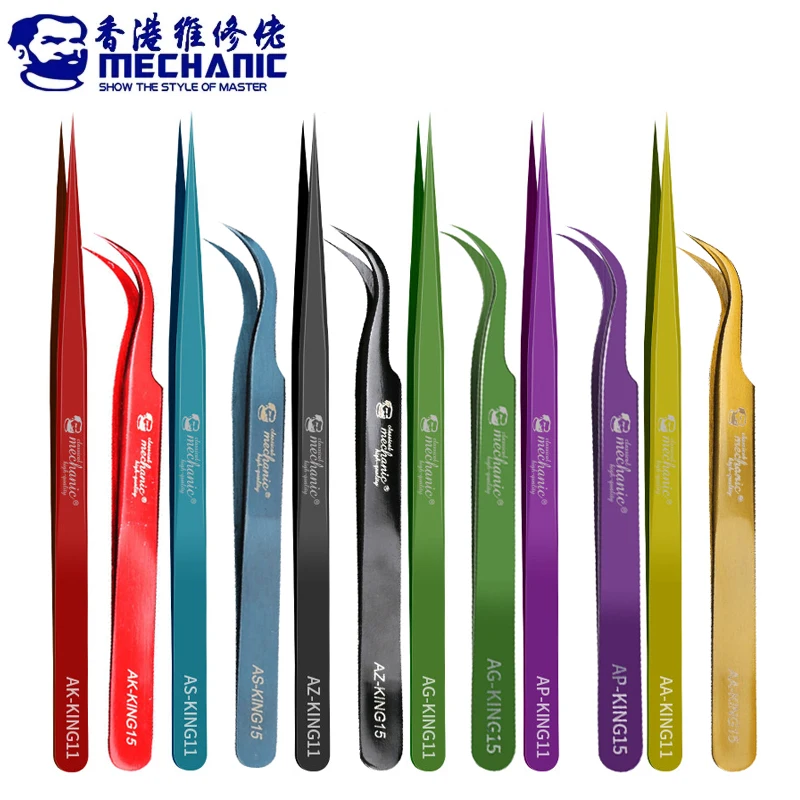 Precision Industrial Tweezers | Stainless Steel Repair Tools - Non ...