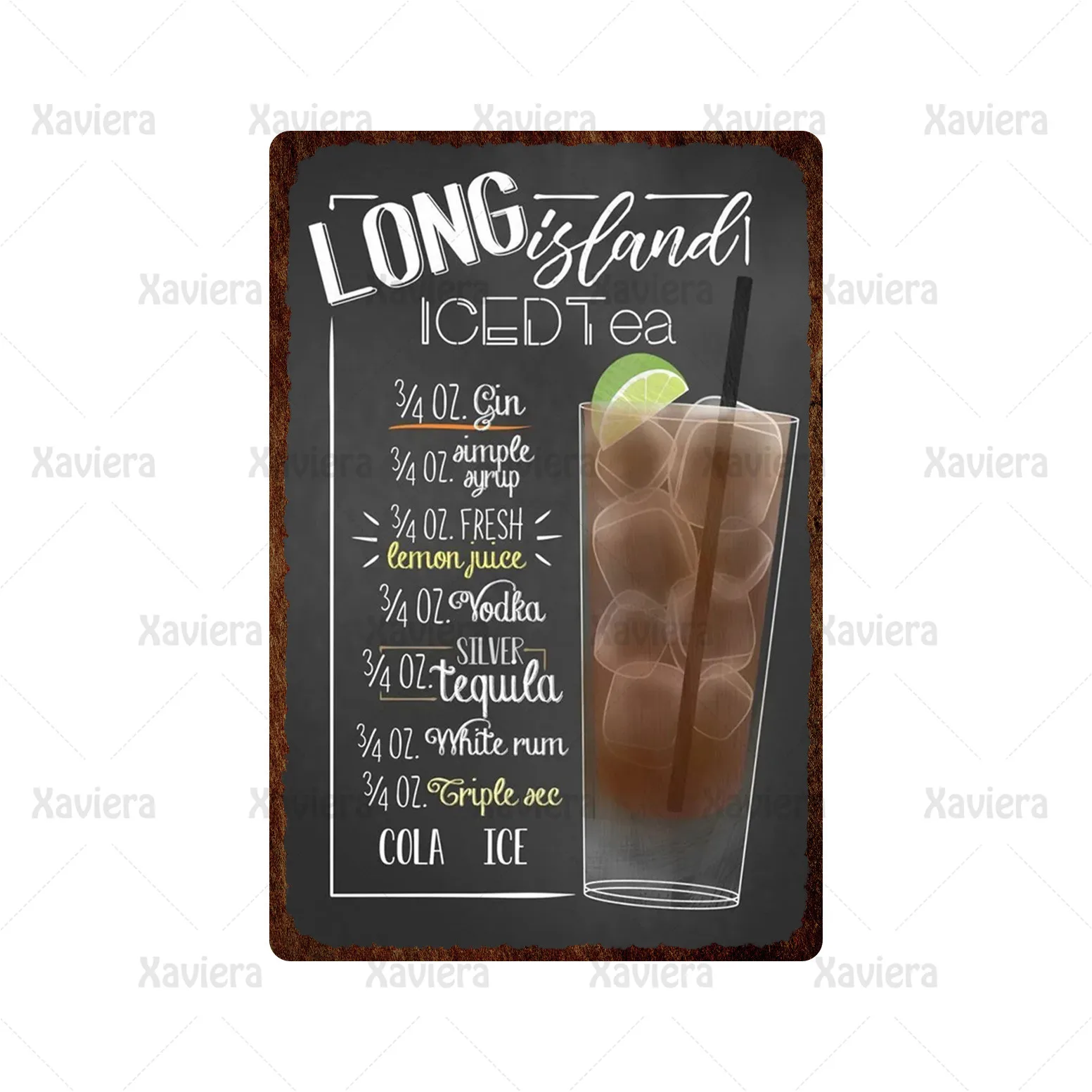 Vintage Iced Tea Sign