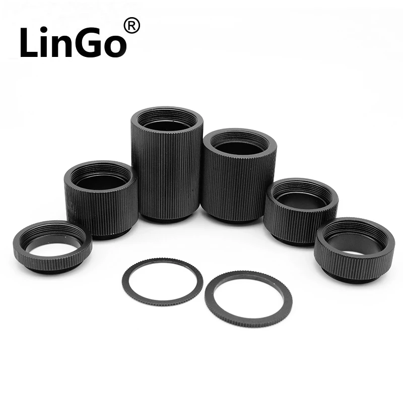 C Mount Extension Tube Adapter C CS Mount Adaptor Spacer Ring Extention ...