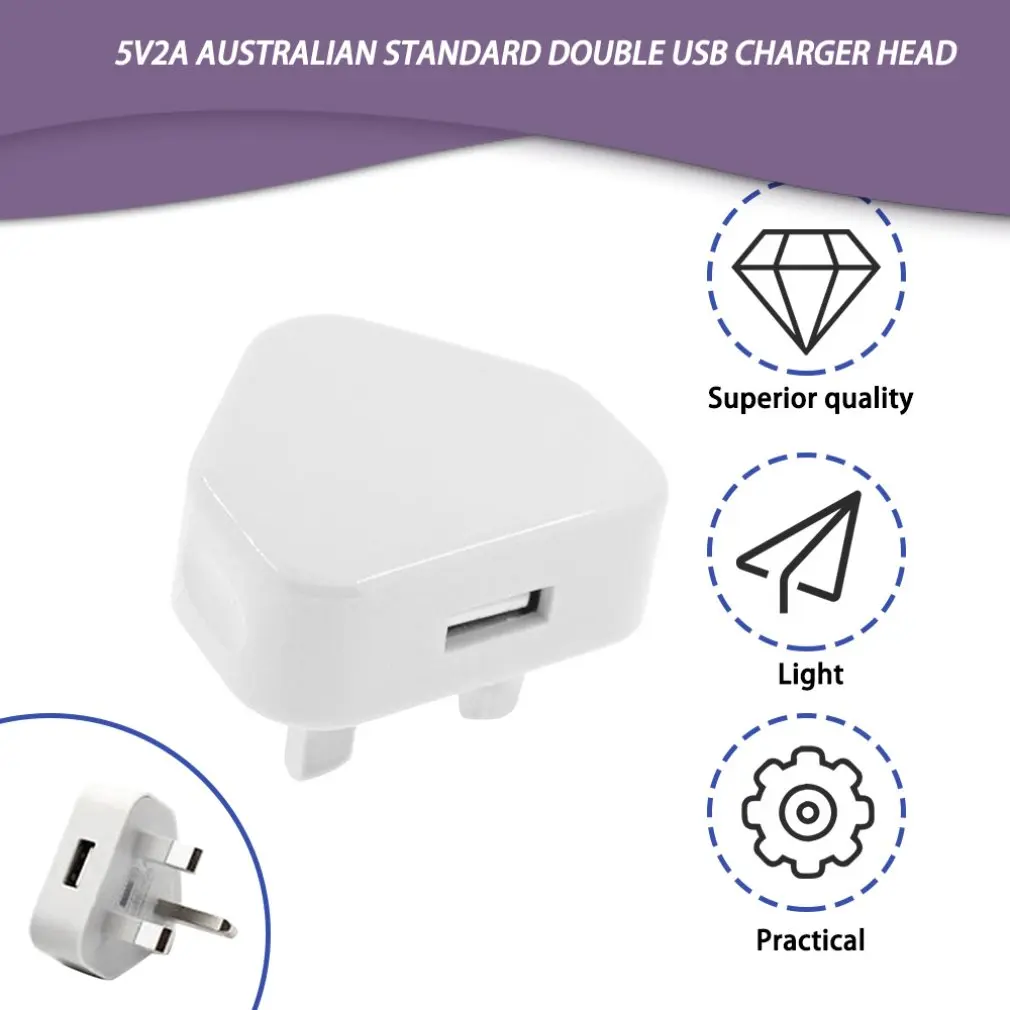 UK Stecker 3 Pin USB Stecker Adapter Ladegerät Power Stecker Steckdose ...