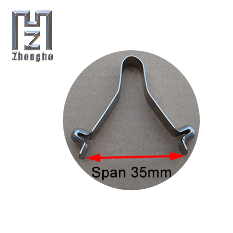 6mm Stainless Steel V Shaped Shrapnel Positioning Snap In Springs In ...