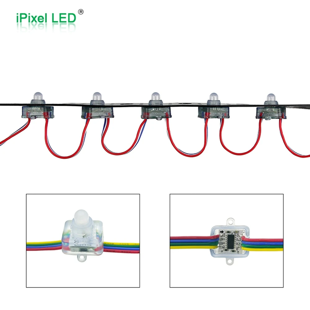 Outdoor Letter Channel Decoration12mm Pixel String Light With Dc5v ...