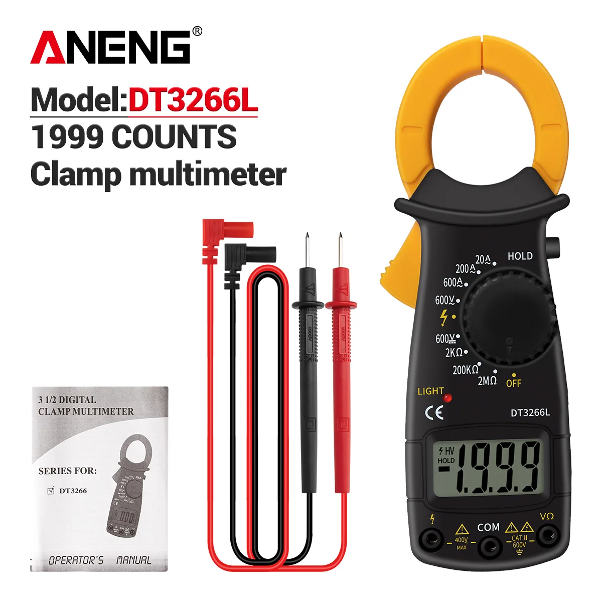 Aneng Dt3266l Digital Multimeter Capacitor Tester Testers Be True ...