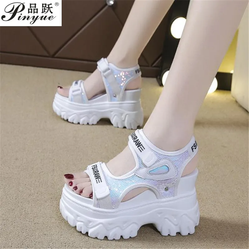 New-Summer-Ladies-Sandals-Platform-Platform-Shoes-Casual-Heightening ...