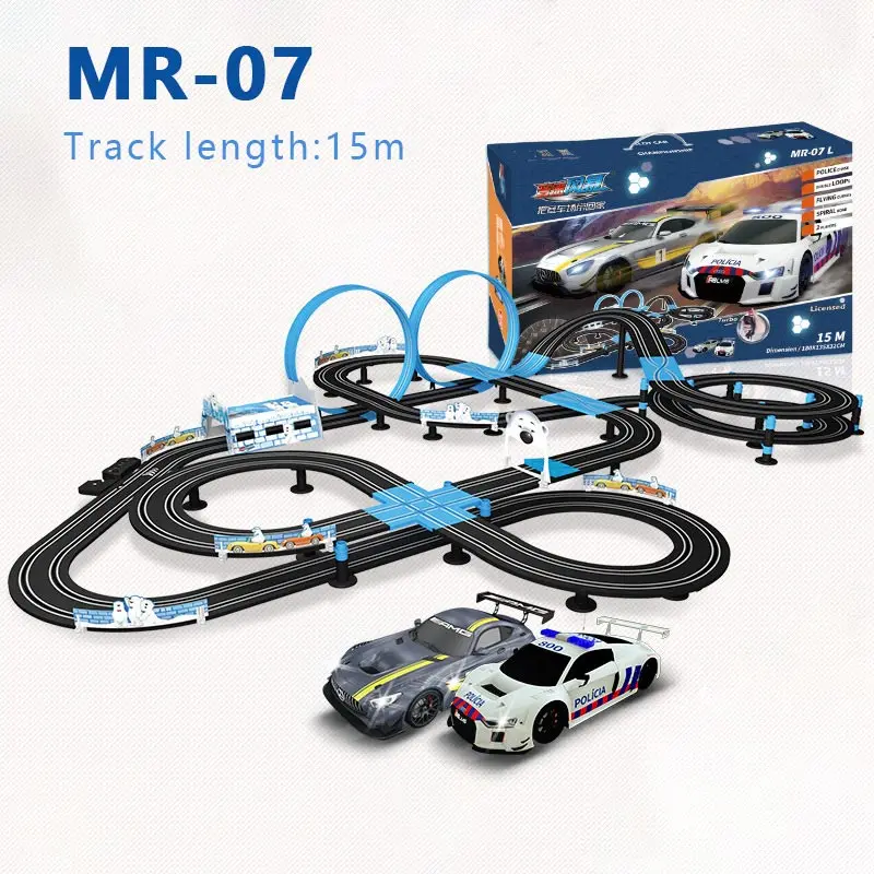 1:64 Track Racing Toys Electric Railway Track Toy Set Racing Track ...
