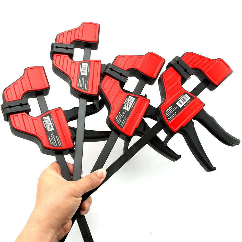 DURATEC-4pcs-F-Clamps-Bar-Clamps-Heavy-Duty-Quick-Slide-Wood-Clamp ...