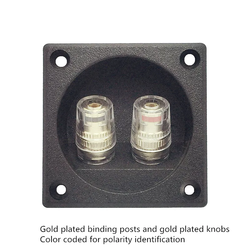 2PC-Speaker-Terminal-Plate-Double-Binding-Post-Square-Input-Plate-For ...
