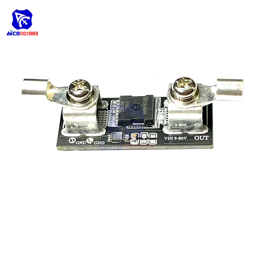 Generic 9-80v 50a High Current Ideal Diode Module Solar Anti-Reverse ...