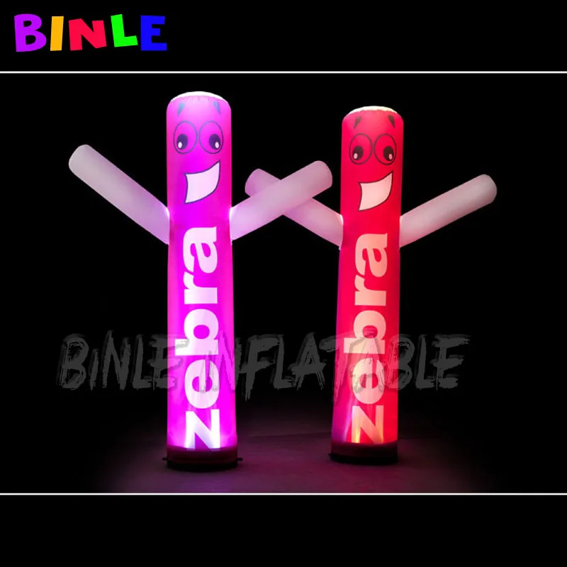 Hot-sale-LED-inflatable-pillar-with-arms-inflatable-column-prism ...