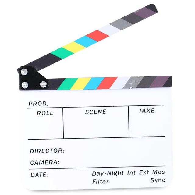 Diy Directors Clapboard Clipart