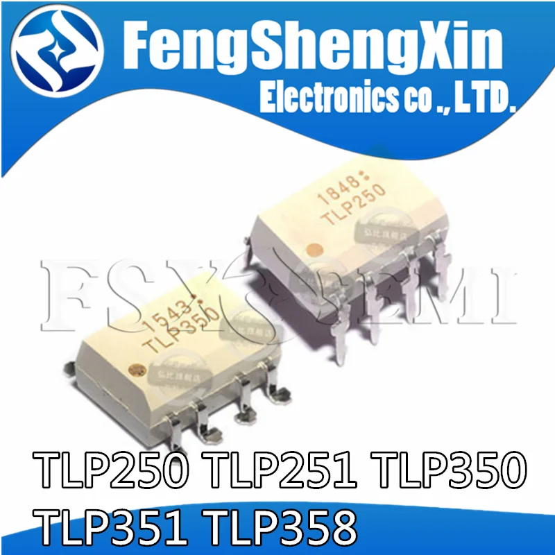 광절연체 광전 커플러 IC, TLP250, TLP251, TLP351, TLP350, TLP358, DIP 8, SOP 8, 로트당 10 개|igbt transistor ...