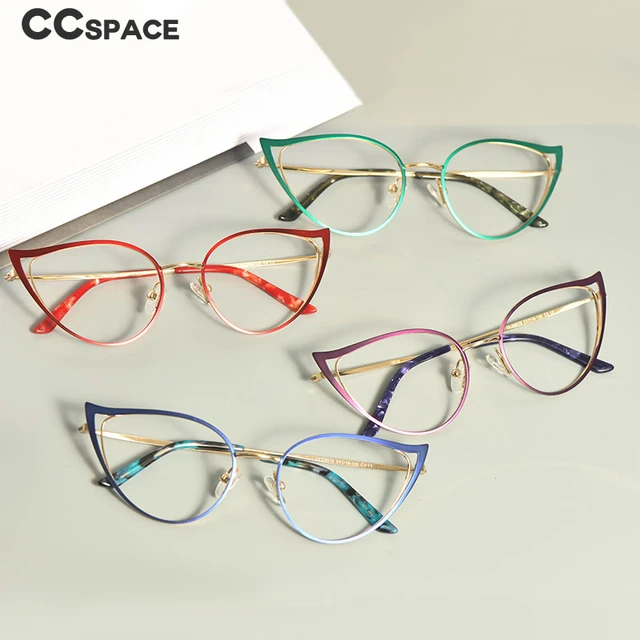 Cat Eye Glasses Frames Designer Women Cat Eye Glasses, 59% OFF