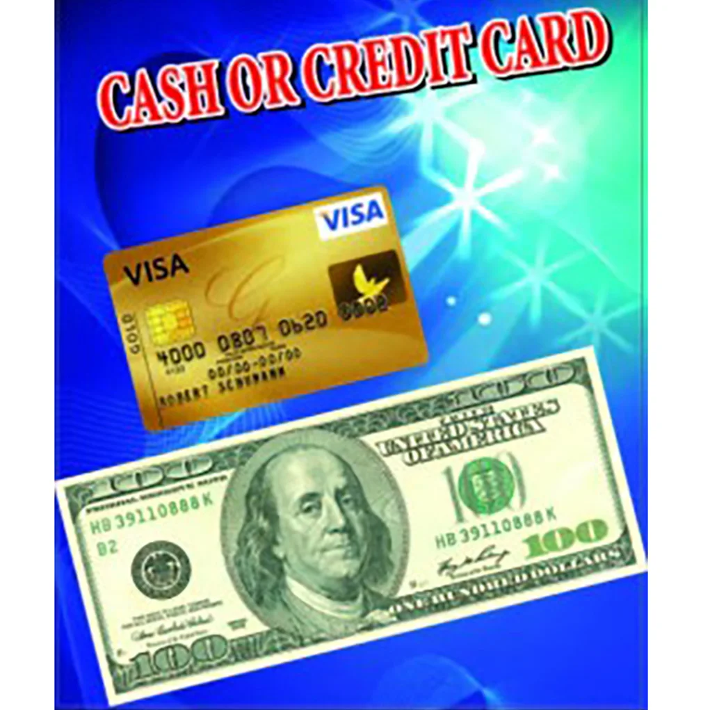 Cash or Credit Card Magic Tricks Money To Credit Card Appear Magia ...