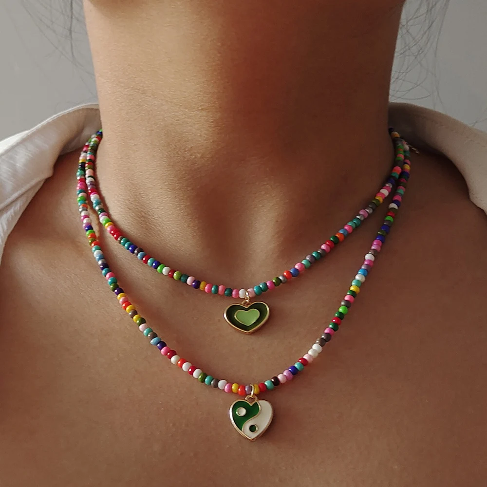 Necklace Beads Girls | Girl Bead Jewelry Necklace | Beaded Necklaces ...