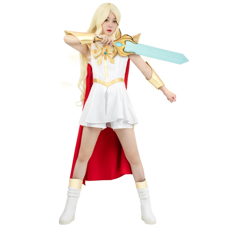She-Ra-Cosplay-Costume-Power-Princess-She-Ra-Cosplay-Dress-With-Red ...