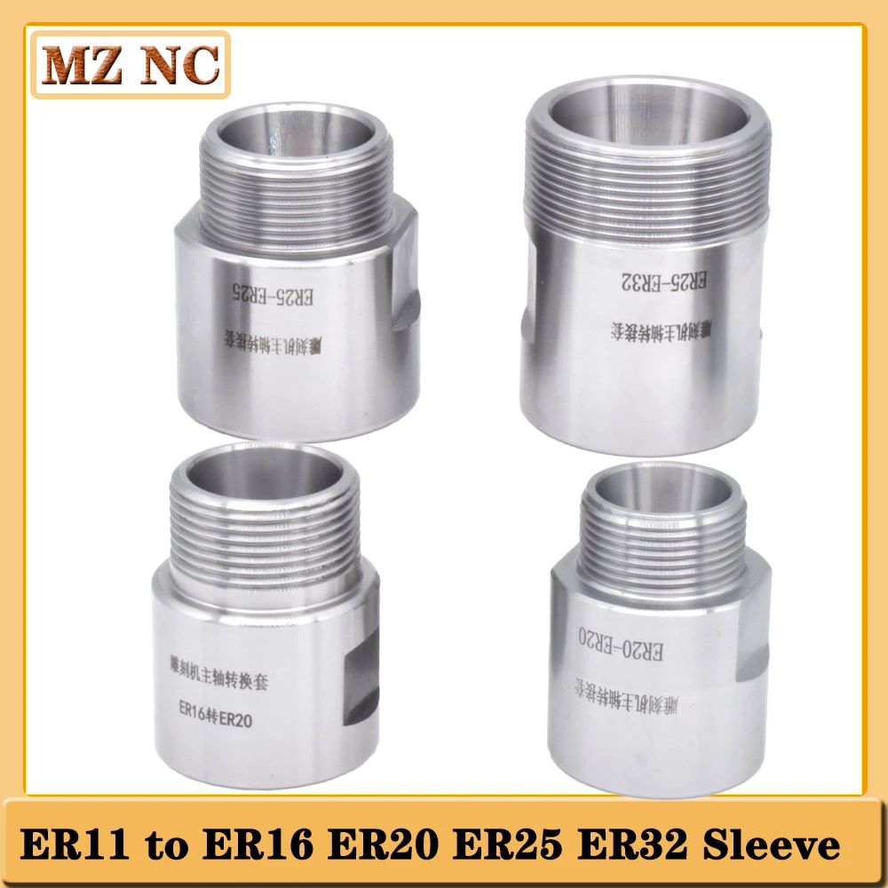 Thread Adapter Er11 Er16 Er20 Er25 Er32 Collet Chuck Spindle Motor ...