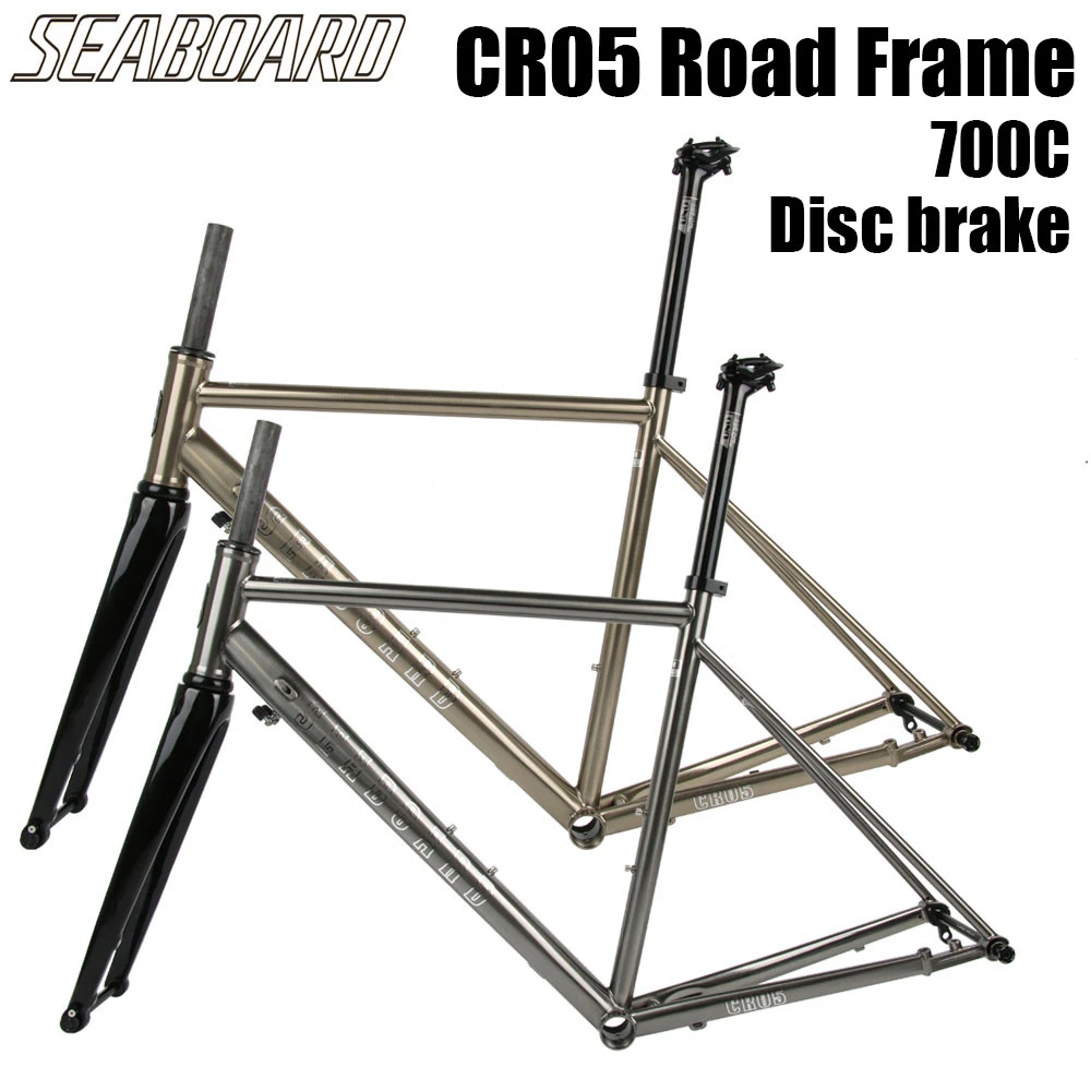 Seaboard CR05 Disc Brake Road Bike Frame 700C Chromium Heat Treated ...